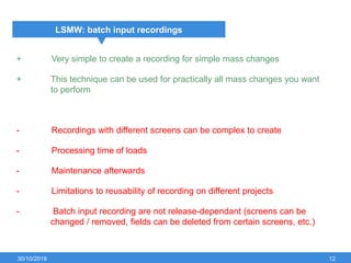 SAP Legacy System Migration Workbench (LSMW): Introduction | PDF