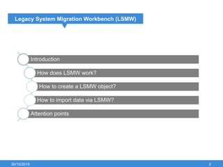 SAP Legacy System Migration Workbench (LSMW): Introduction | PDF