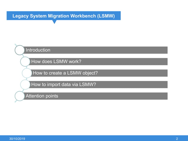 SAP Legacy System Migration Workbench (LSMW): Introduction | PDF | Computer Software and ...