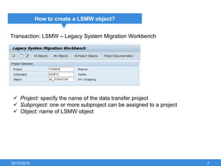 SAP Legacy System Migration Workbench (LSMW): Introduction | PDF