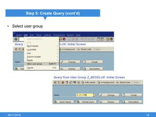 Queries in SAP: Introduction | PPTX | Databases | Computer Software and Applications