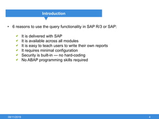 Queries in SAP: Introduction | PPTX