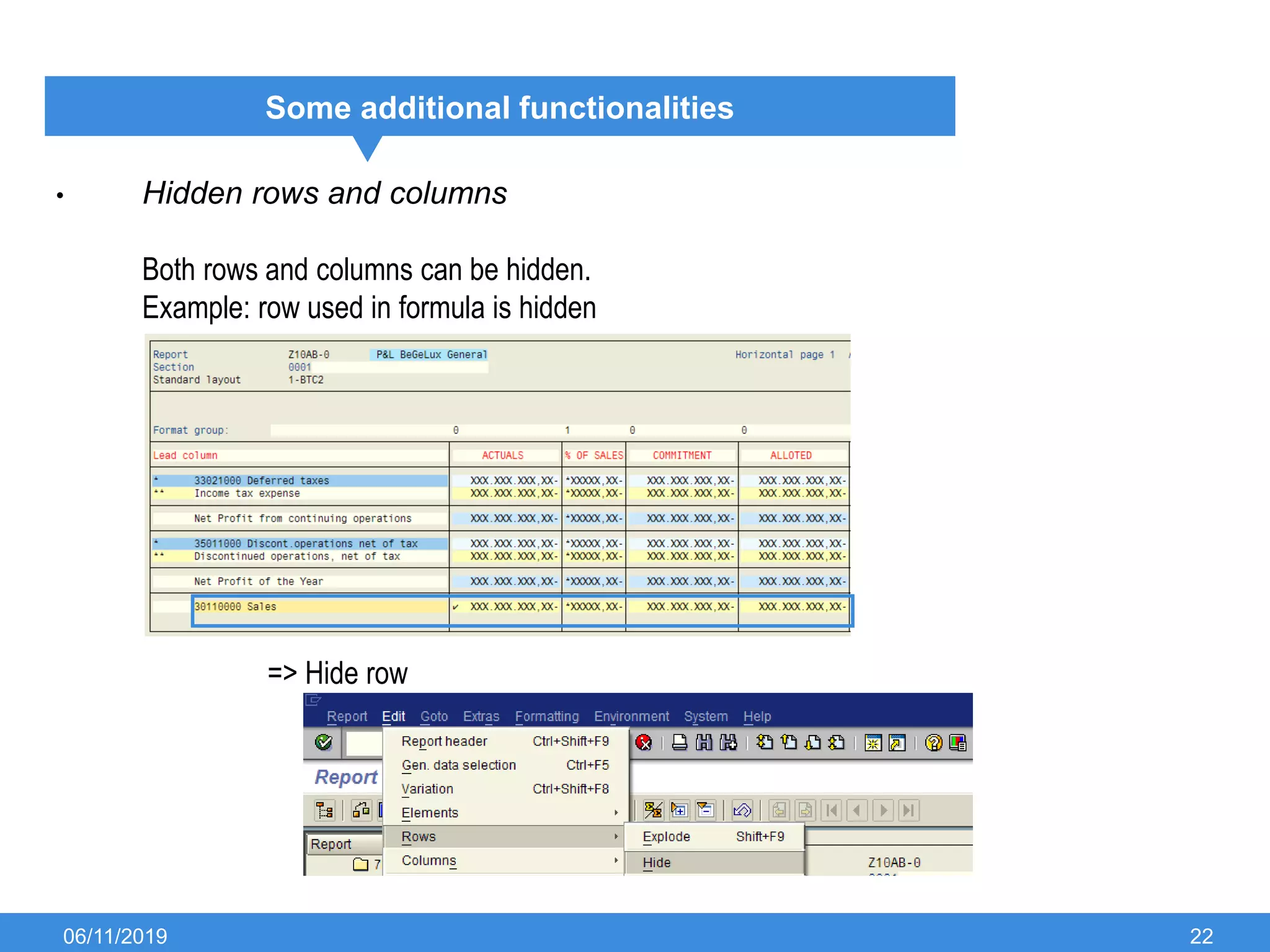 Report Painter in SAP: Introduction | PDF