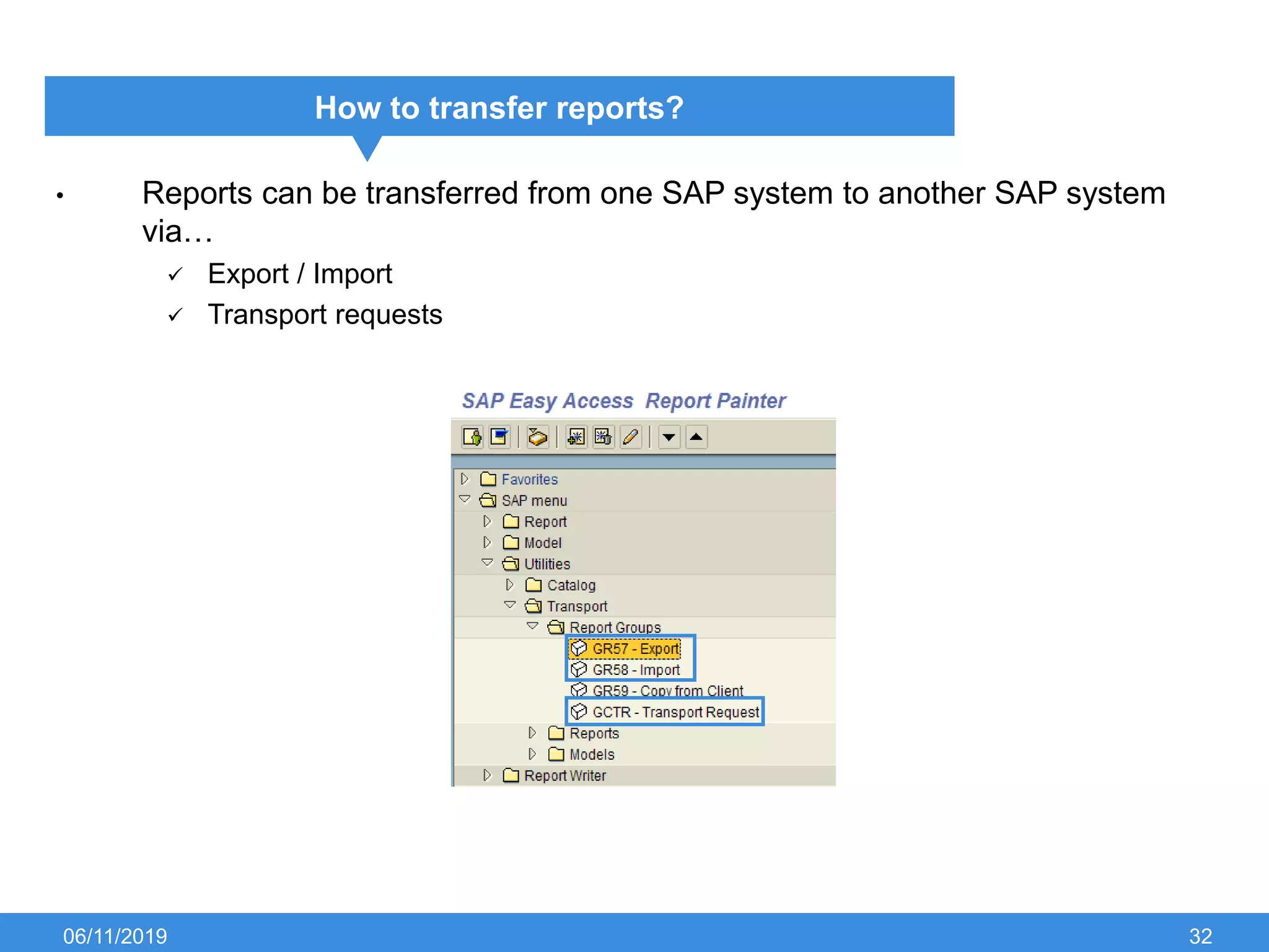 Report Painter in SAP: Introduction | PDF
