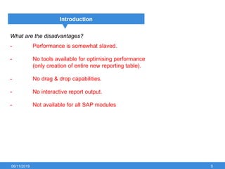 Report Painter in SAP: Introduction | PDF