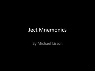 Ject Mnemonics | PPT