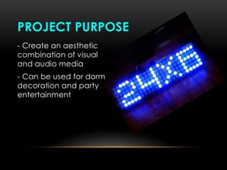 JEDD 24x6 led matrix | PPTX