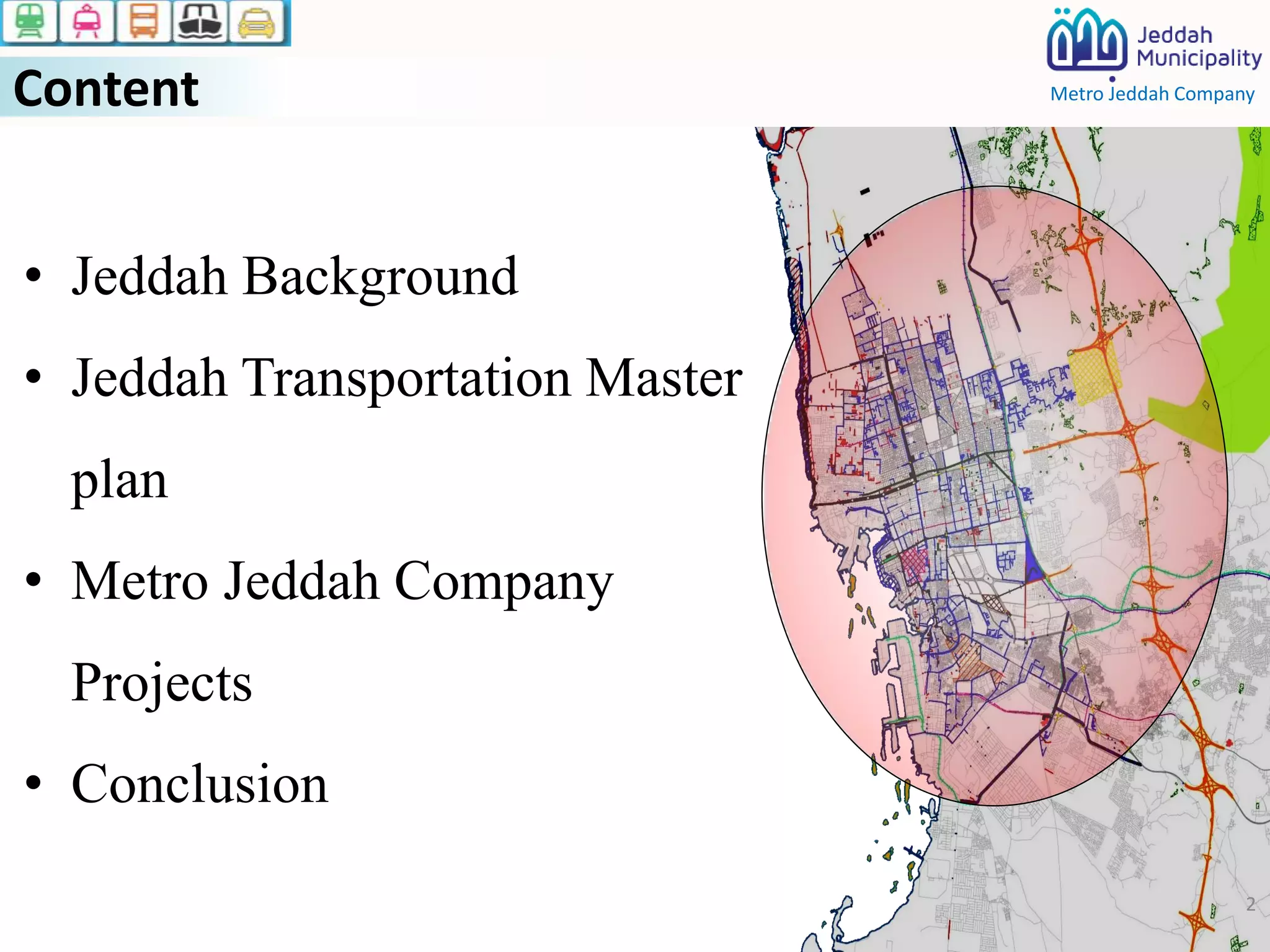 Jeddah Master Transportation Plan | PDF