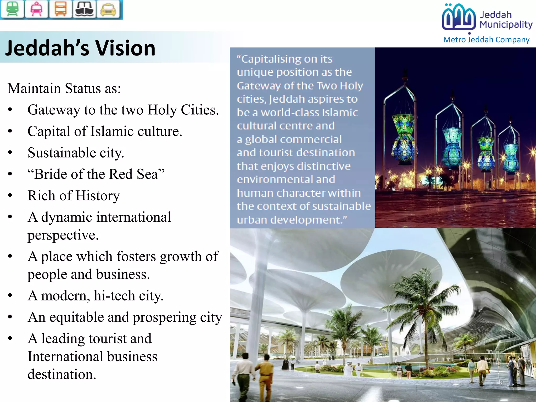 Jeddah Master Transportation Plan | PDF