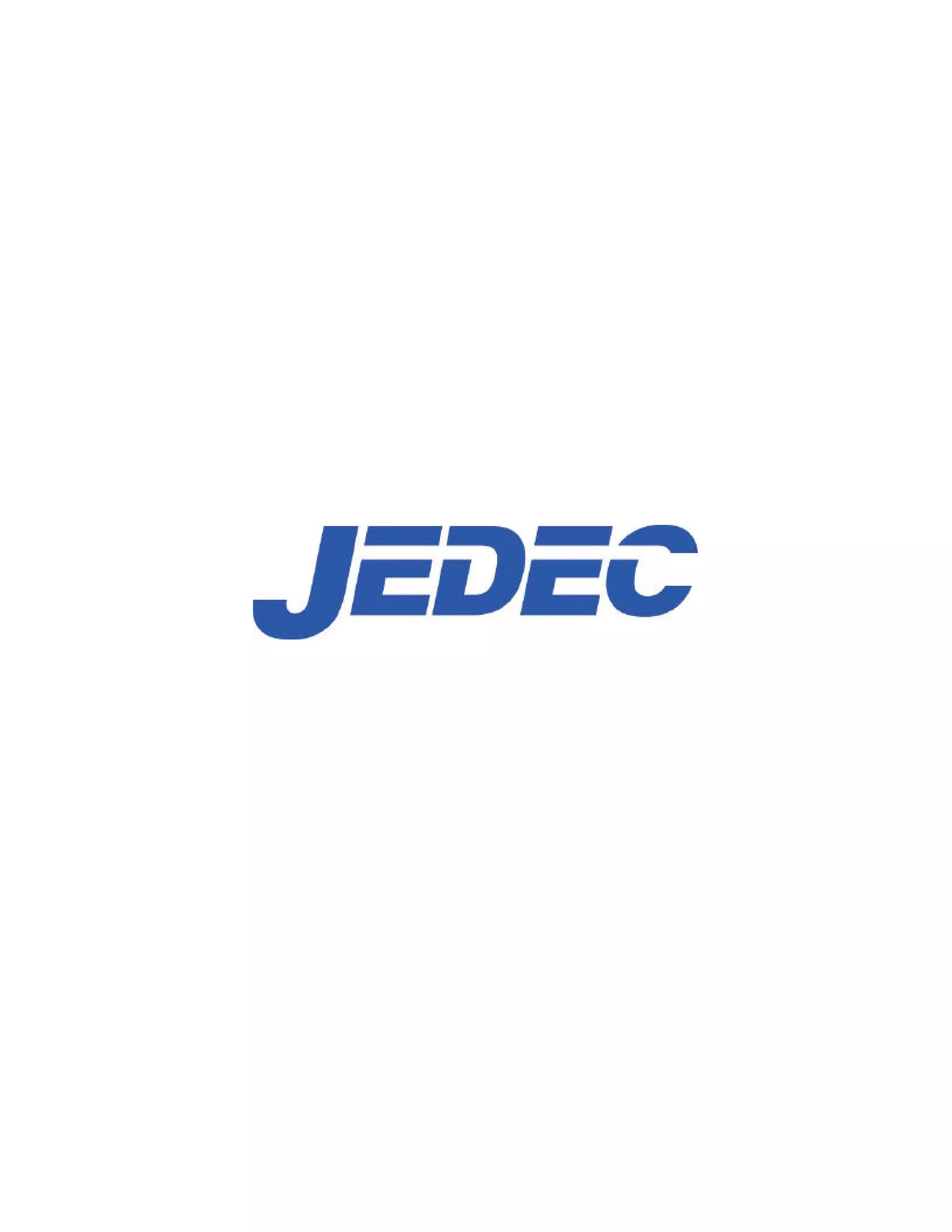 Jedec standard (coplanarity test for surface mount semiconductor ...