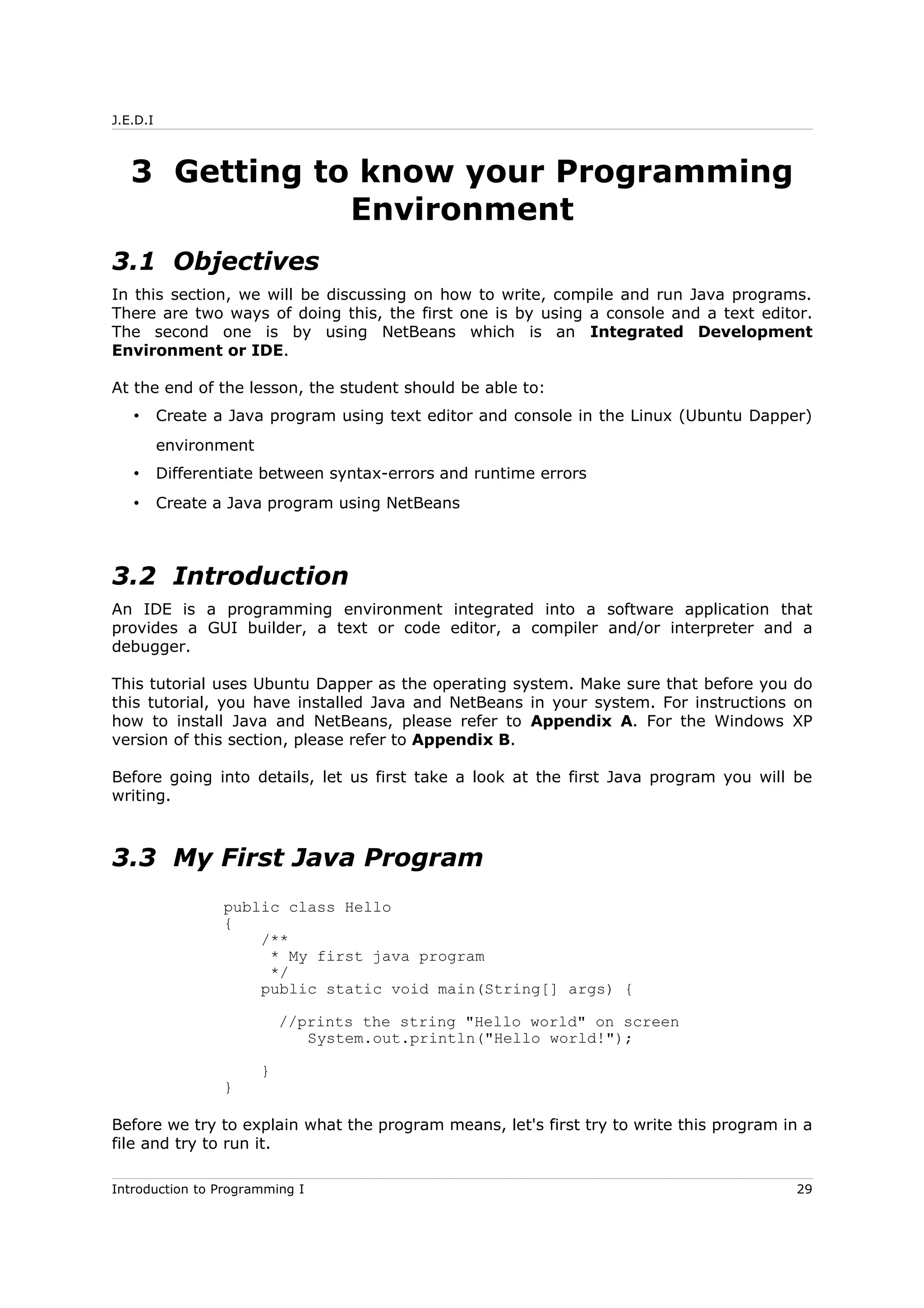 Jedi Course Notes Intro To Programming 1 Pdf 7856