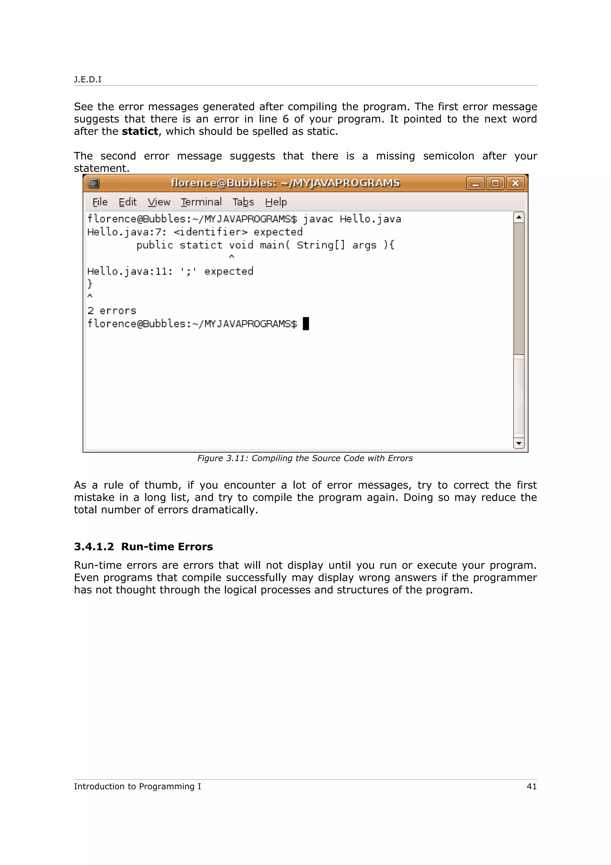 Jedi Course Notes Intro To Programming 1 Pdf