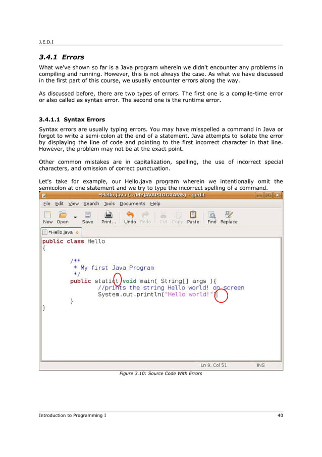 Jedi Course Notes Intro To Programming 1 Pdf