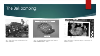 Forensic Terrorism: Detection of Explosives | PPTX