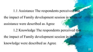 Family Development Session to the Pantawid Pamilya Pilipino Program ...