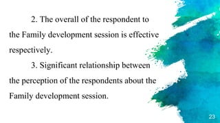 Family Development Session to the Pantawid Pamilya Pilipino Program ...