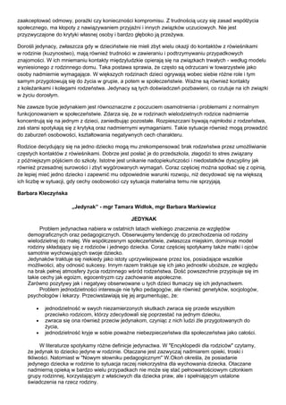 Jedynak i wielodzietność | PDF
