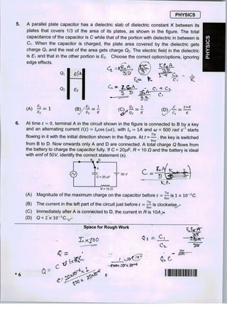 Jee advanced-2014-paper-1-code-6-english | PDF