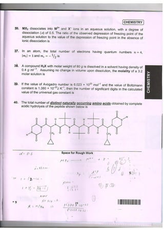 Jee advanced-2014-paper-1-code-9-english | PDF