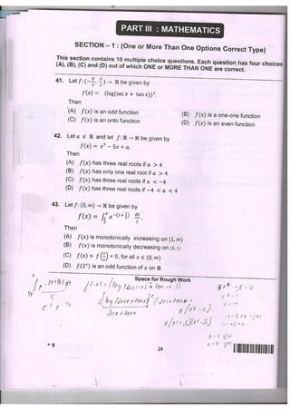 Jee advanced-2014-paper-1-code-9-english | PDF