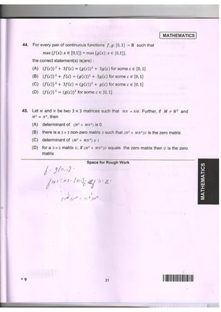 Jee advanced-2014-paper-1-code-9-english | PDF