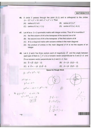 Jee advanced-2014-paper-1-code-9-english | PDF
