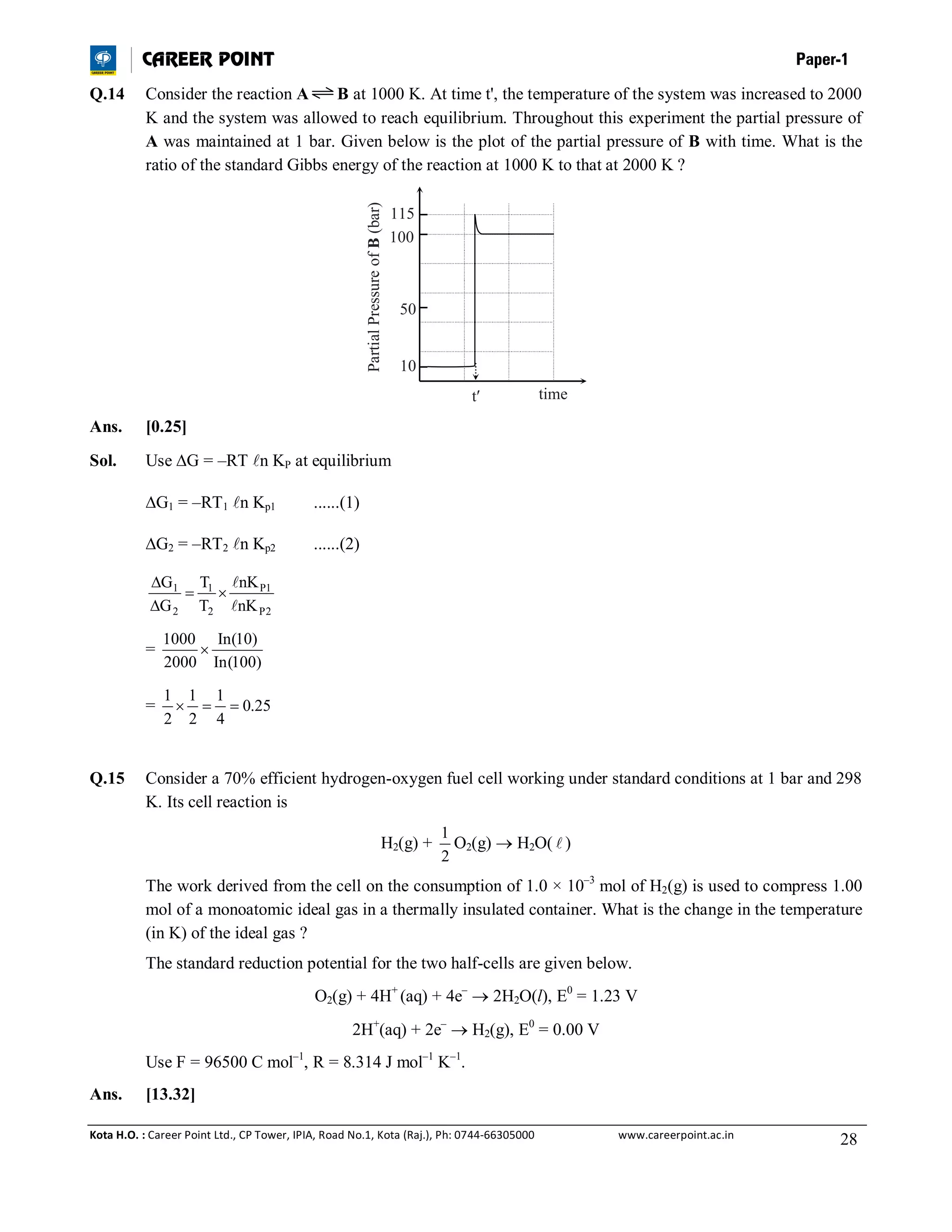 Jee advanced-2020-paper-1-solution | PDF