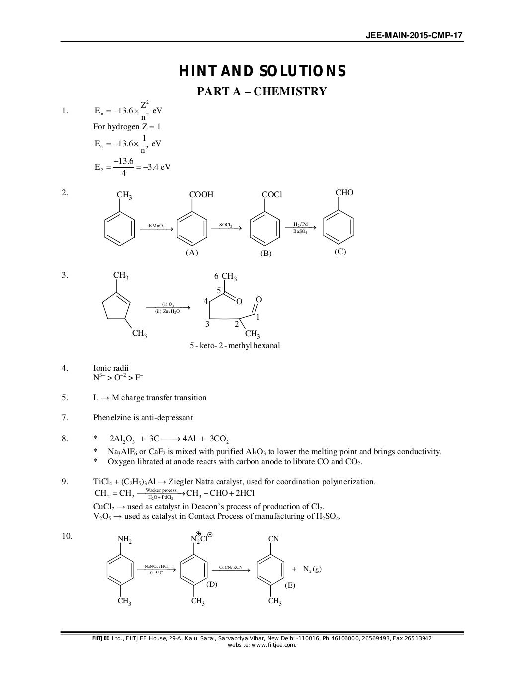 Jee Main 2015 Question Paper With Solution pdf jee-main-2015-question-paper-with-solution-pdf