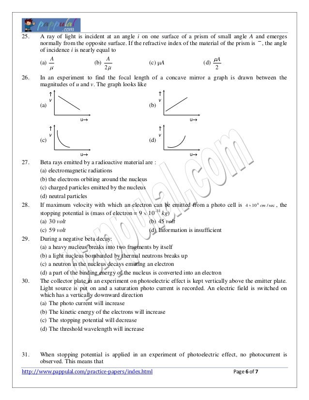 Jee sample-paper