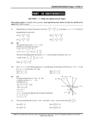 Fiitjee- Paper 1 | PDF