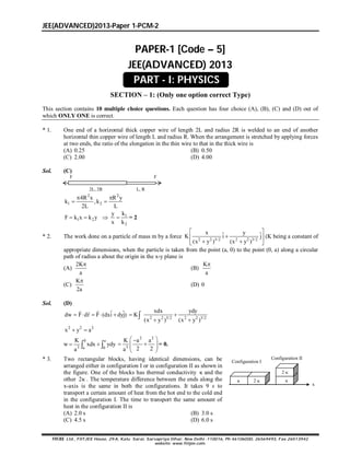 Fiitjee- Paper 1 | PDF