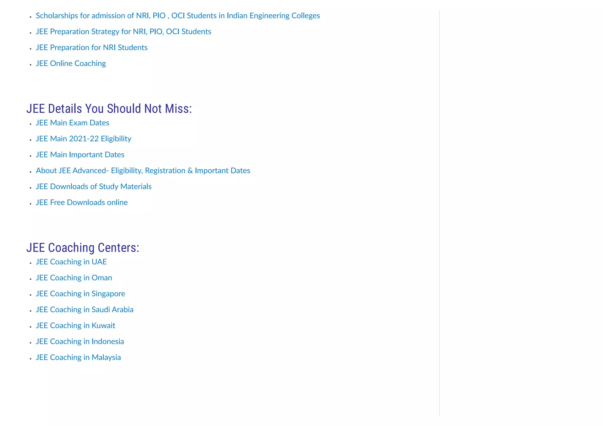 Jee architecture exam dates | PPT