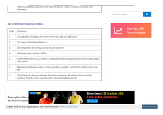 Jee architecture syllabus testprepkart | PPT