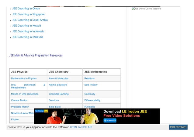 Jee architecture syllabus testprepkart | PPT