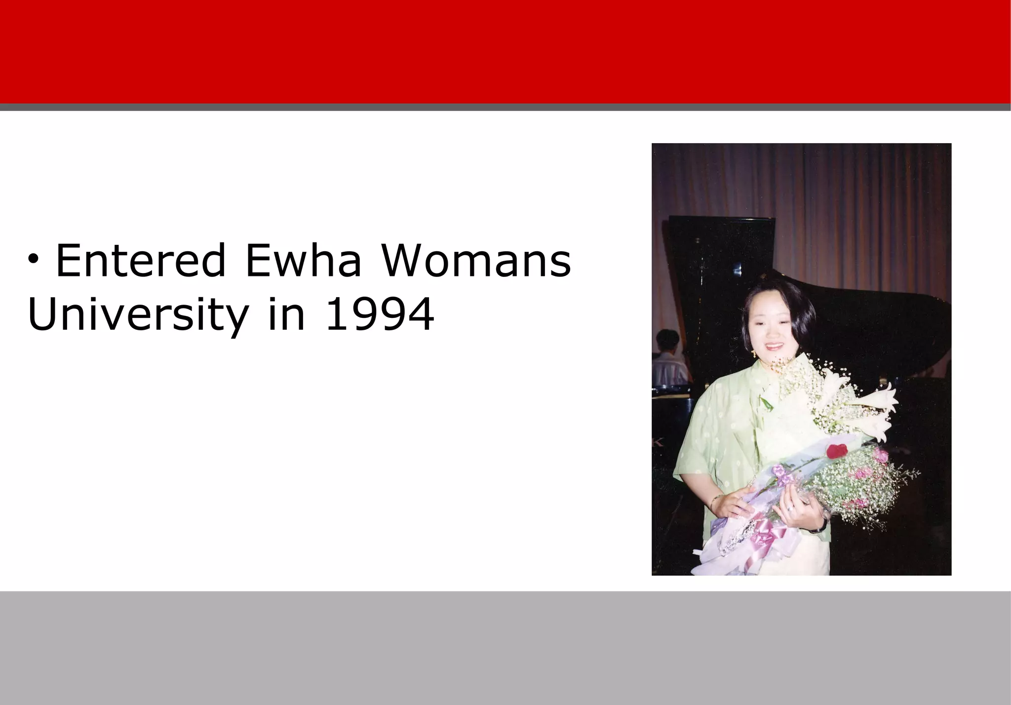 Jee Eun Lee Self Introduction | PPT