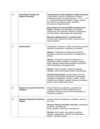JEE Main 2014 Syllabus for Chemistry | PDF