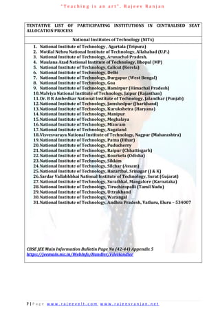 Jee main and jee advanced result for admission in indian institute of ...