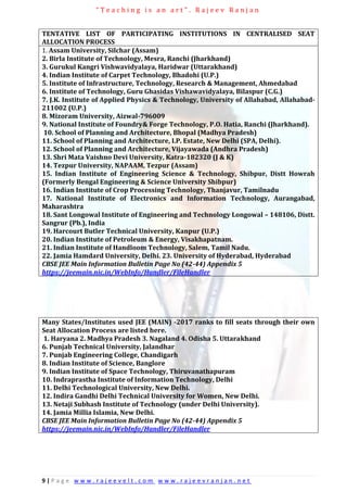 Jee main and jee advanced result for admission in indian institute of ...