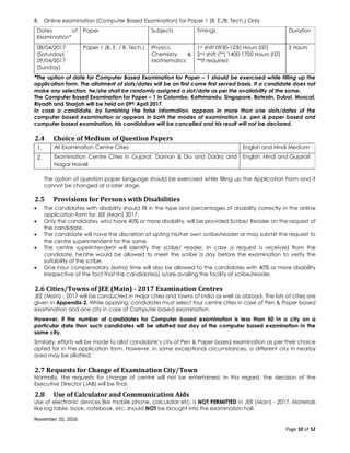Jee Main information brochure | PDF