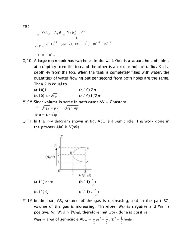 JEE Main Mock Test - Physics | PDF