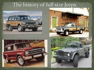 Full Size Jeep History | PPTX