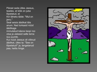 Jeesus on üles tõusnud | PPT