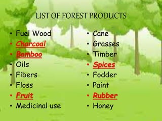 Jeet sst forest product | PPTX