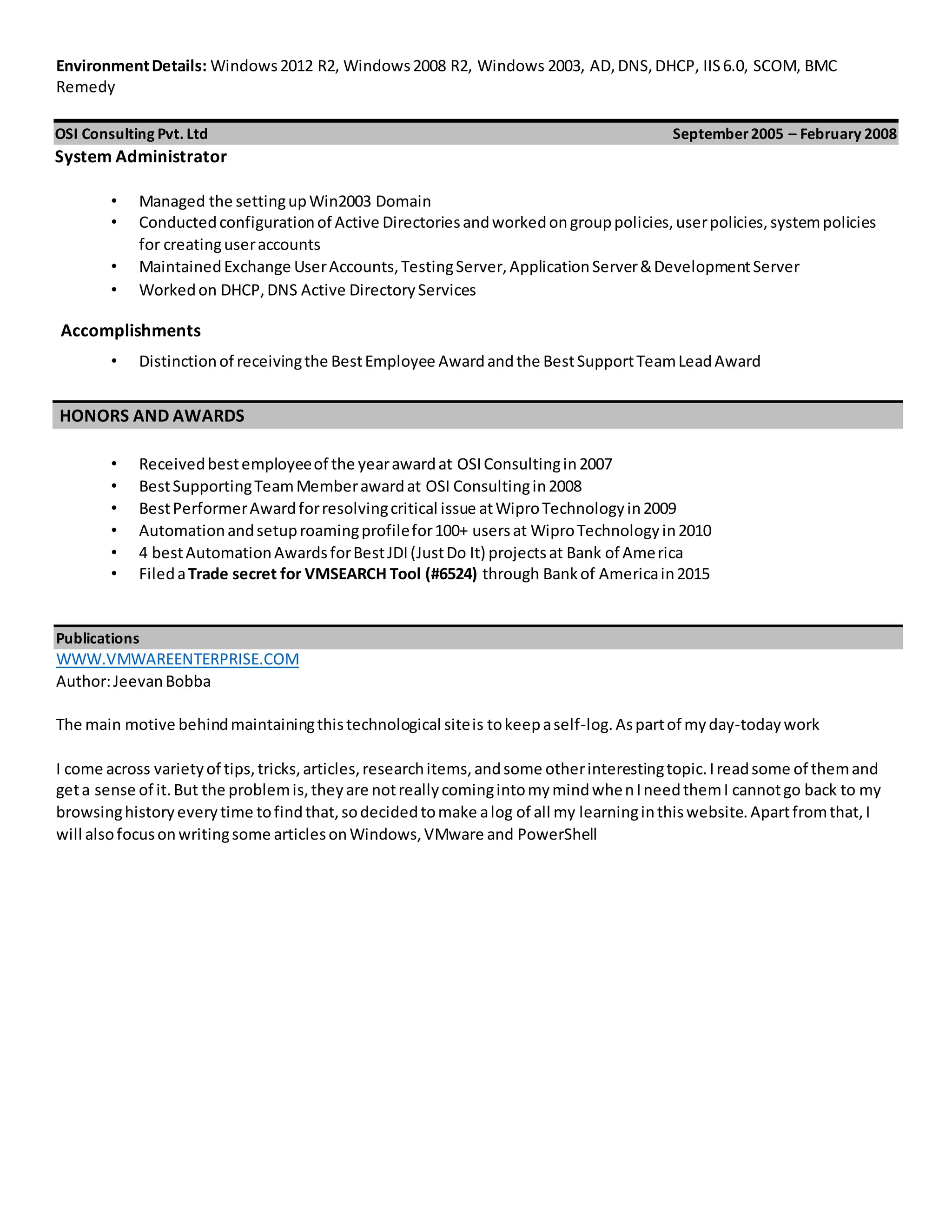 System Administrator | DOCX