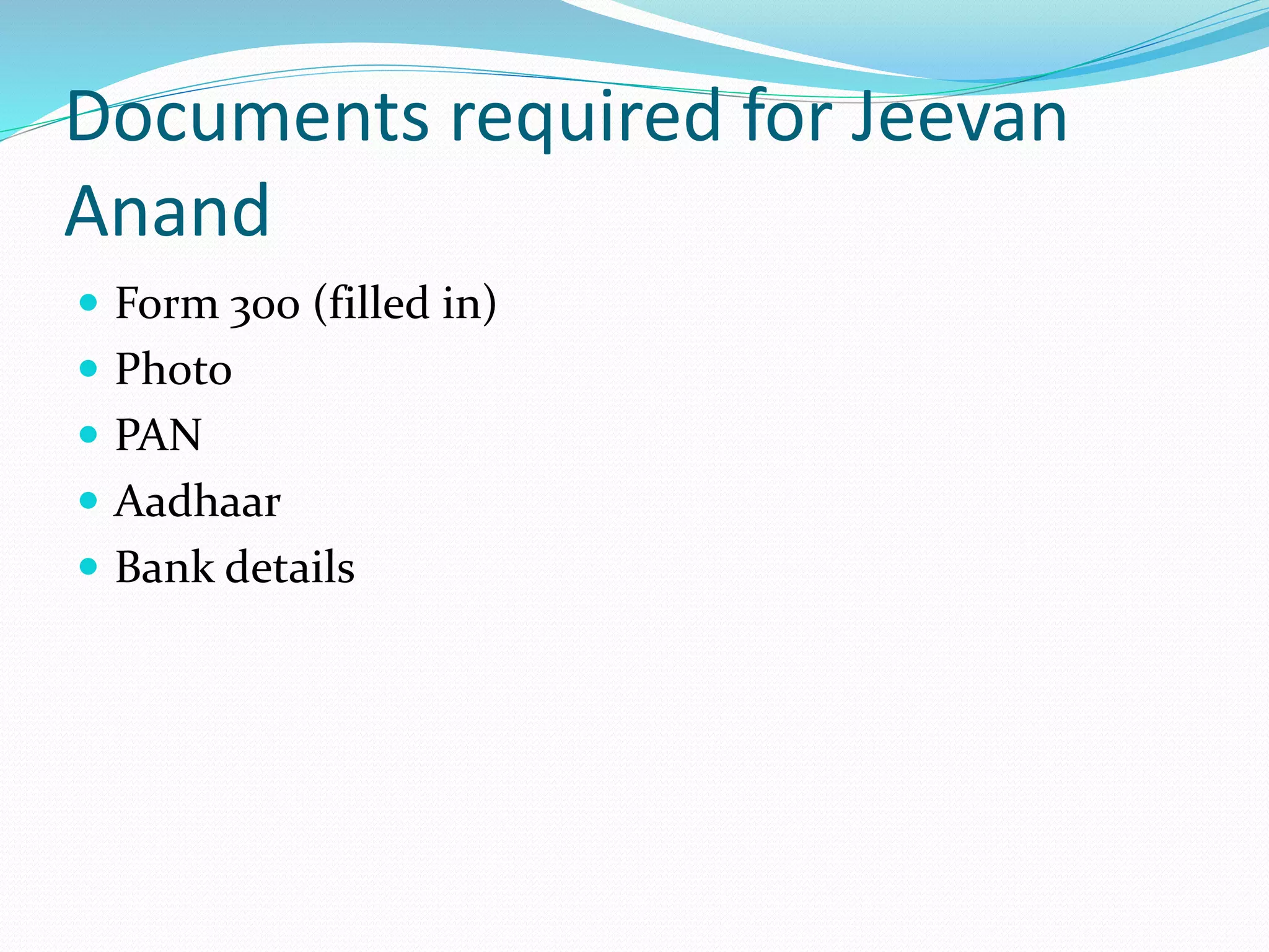 Jeevan anand explained in simple terms | PPTX