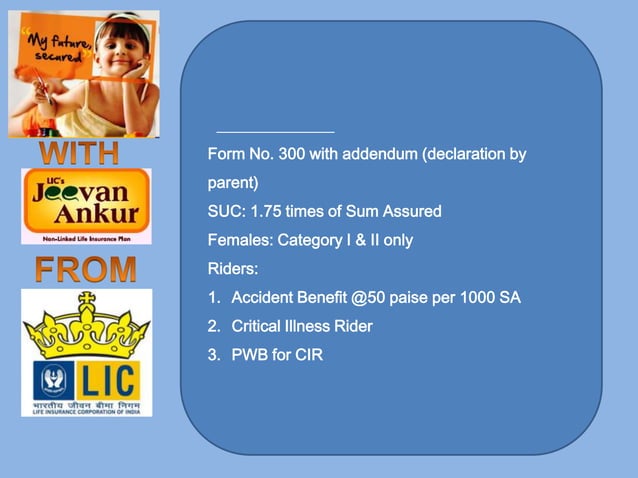 Jeevan ankur ppt tamil | PPTX | Insurance | Personal Finance