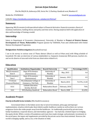 Jeevan arjun solaskar | DOCX