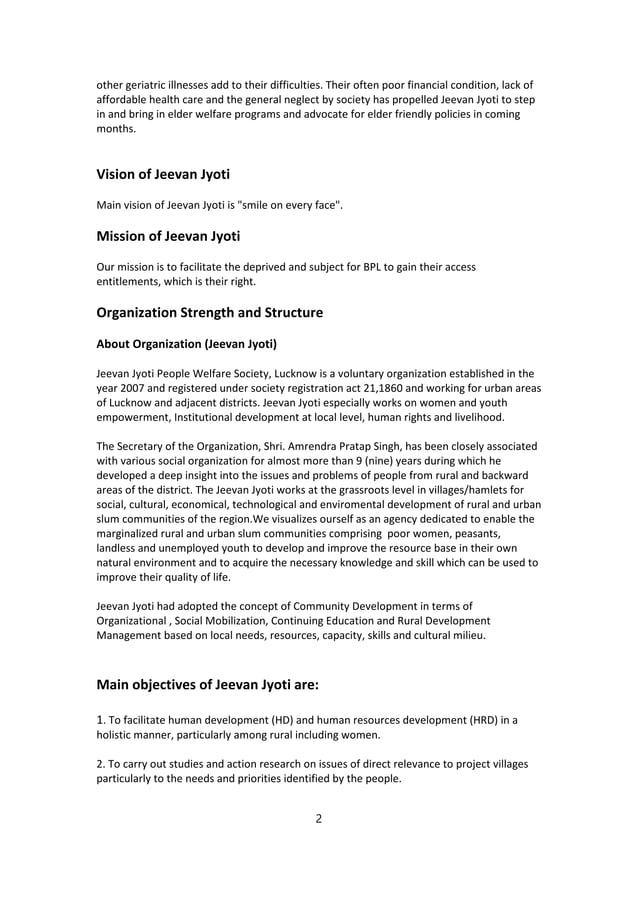 Jeevan jyoti profile | PDF