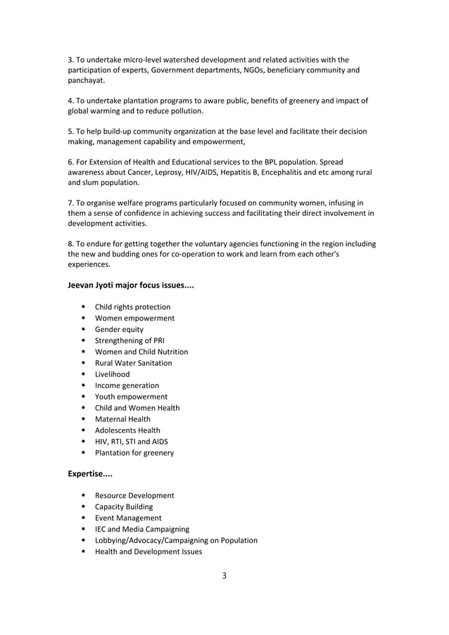 Jeevan jyoti profile | PDF