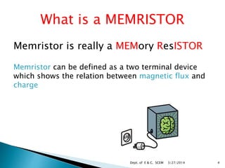Memristor | PPTX
